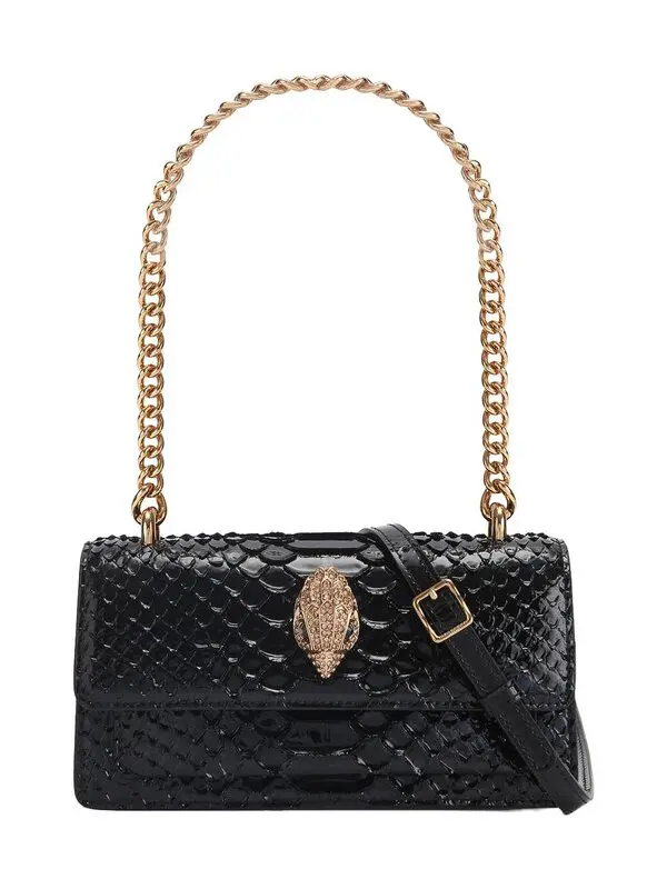 Kurt Geiger Small Shoreditch East West Shoulder Bag - Black