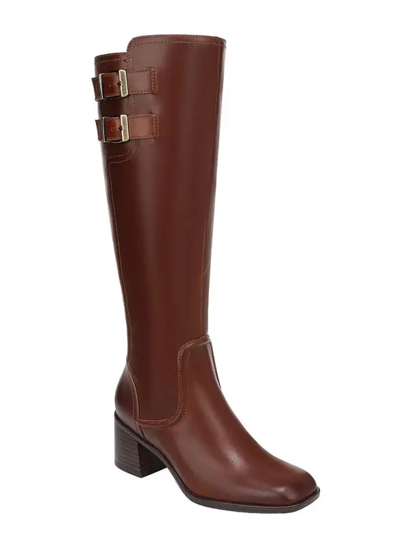 27 EDIT NATURALIZER Riding Boot - Rich Cognac Brown
