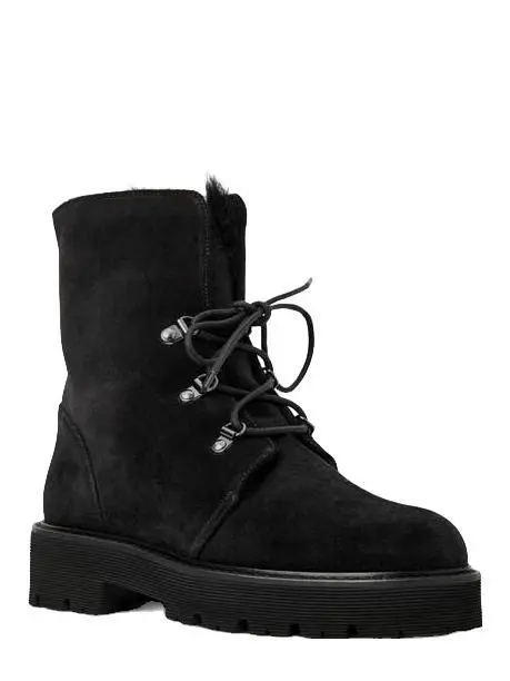Aquatalia Eva Weatherproof Hiker Boot - Black Suede