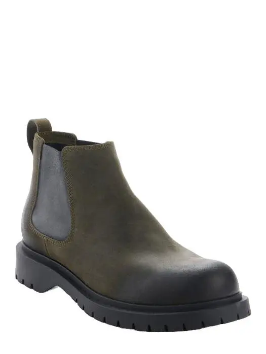Givenchy Lugged Leather Chelsea Boots - Dark Khaki