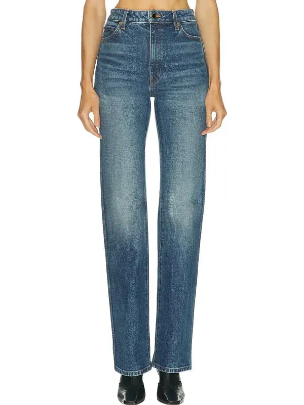 Khaite Danielle Straight-leg Denim - Harkins