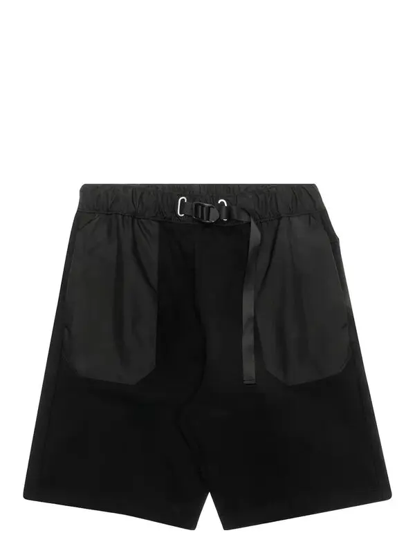John Elliott Buckle-fastening Panelled Shorts - Black