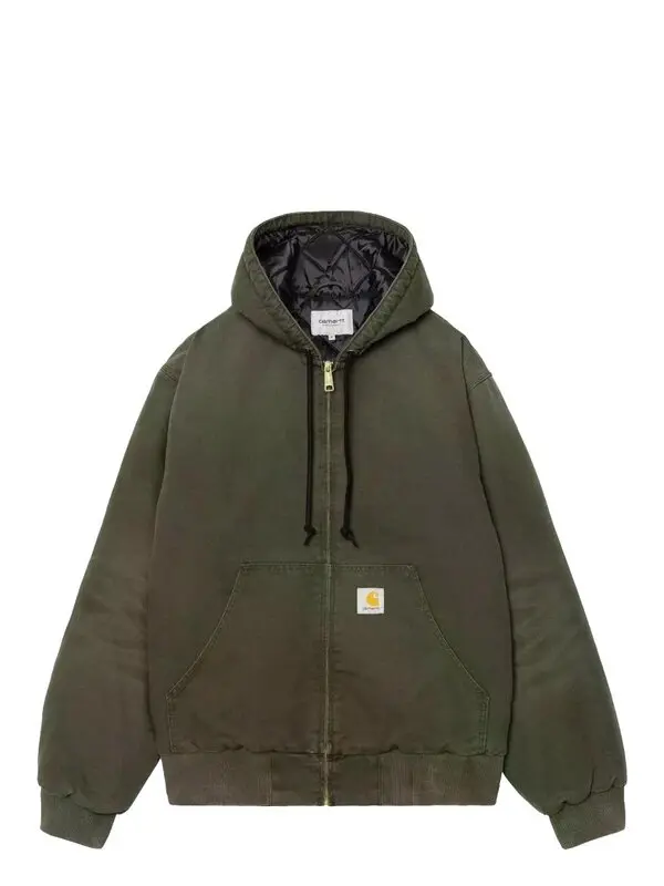 Carhartt Work In Progress Hooded Zip-up Jacket - Green