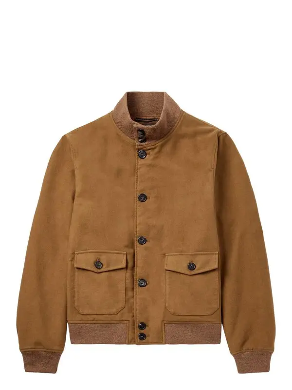 SLOWEAR Incotex Montedoro Cotton-twill Jacket - Brown