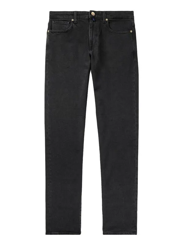 SLOWEAR Incotex Straight-leg Jeans - Black