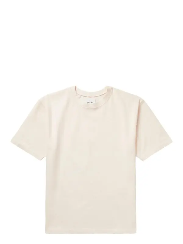 DRAKE'S Hiking Slim-fit Cotton-jersey T-shirt - Neutrals