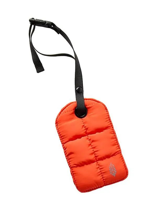 Free People Quilted Luggage Tag - Flame