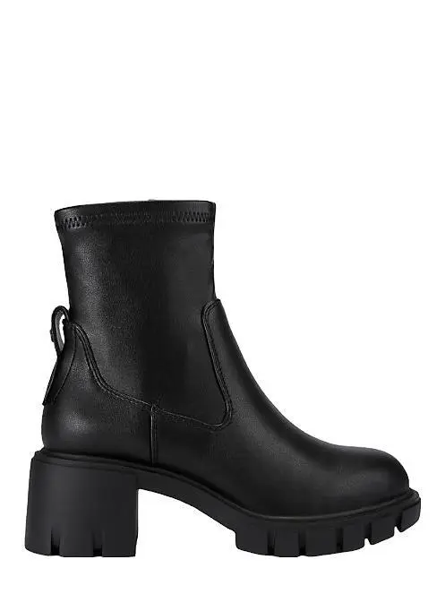 Kurt Geiger Faux-leather Sock Ankle Boots - Black