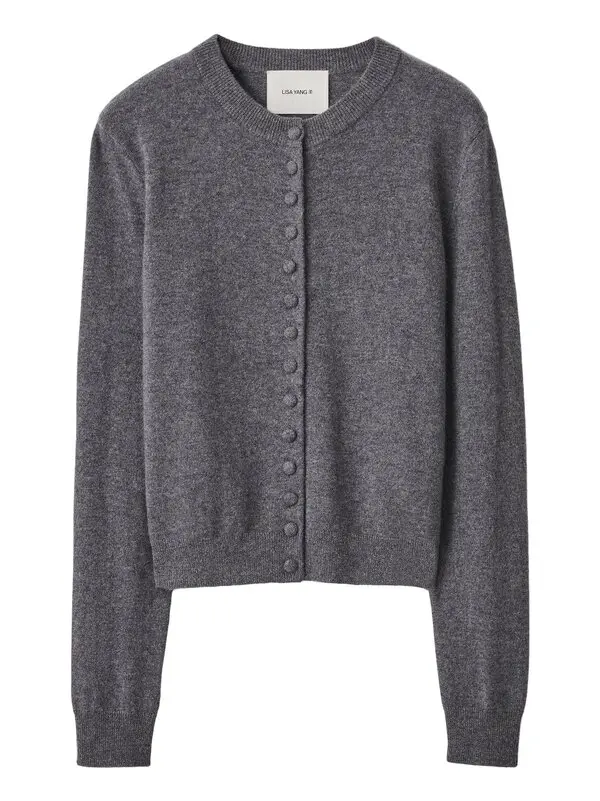 LISA YANG STORE The Wilona Cardigan - Graphite