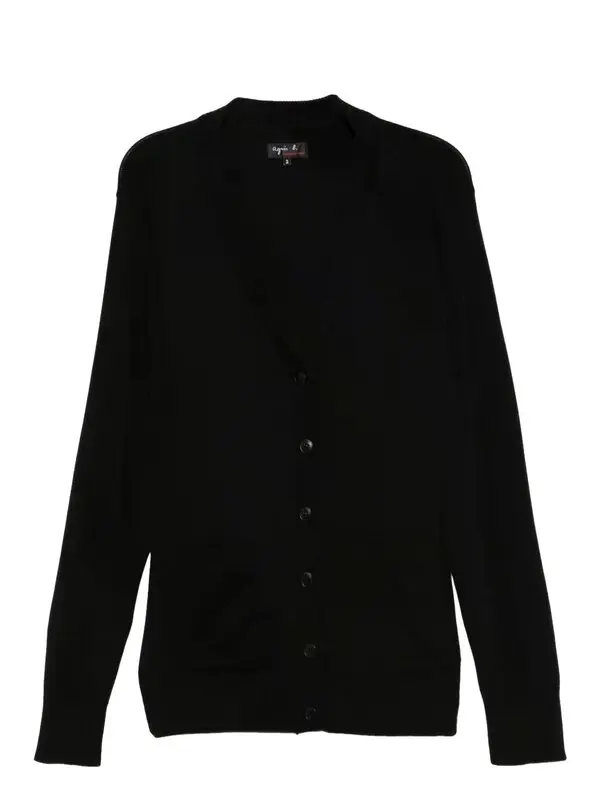AGNÈS B. Cotton Cardigan - Black