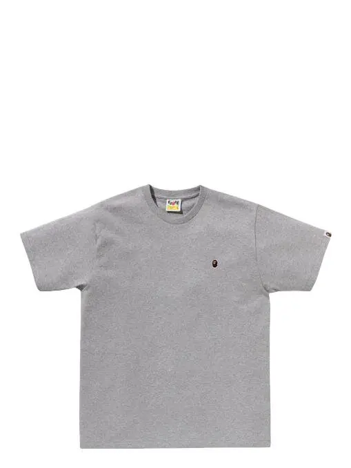 A BATHING APE One Point Tee Shirt - Gray