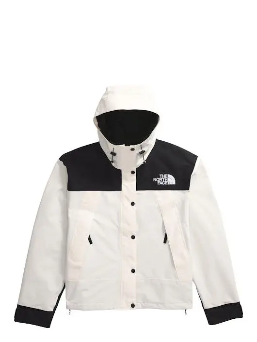 The North Face Dryvent Mono Mountain Short Jacket - White Dune/tnf Black