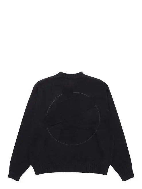 StÜssy Surfman Mock Neck Sweater - Black