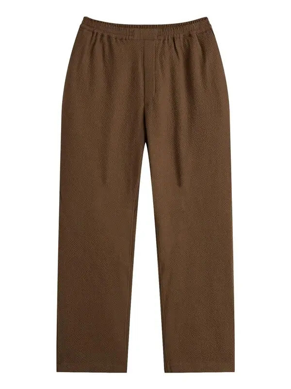 A KIND OF GUISE Banasa Seersucker Trousers - Structured Hazel