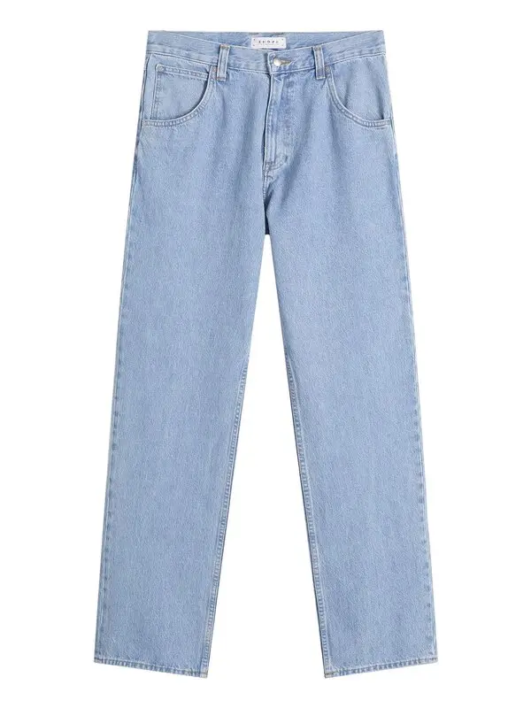 Edwin Tyrell Denim Pants - Blue Heavy Bleach Wash