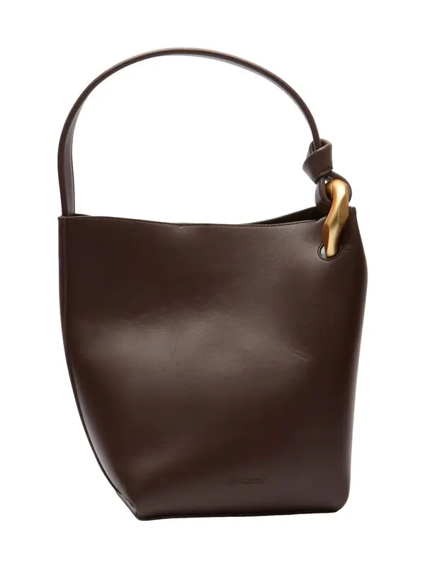 JW Anderson The Jwa Corner Bucket - Deep Walnut