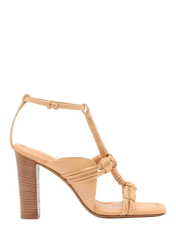 Ulla Johnson Aiko Macrame High Heel - Miele