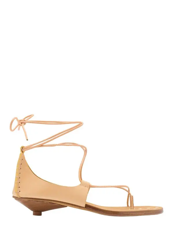 Ulla Johnson Aves Kitten Heel Sandal - Miele