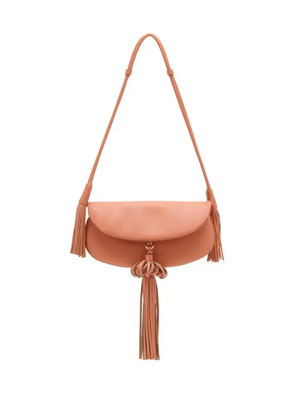 Ulla Johnson Paloma Tassel Flap Bag - Rose