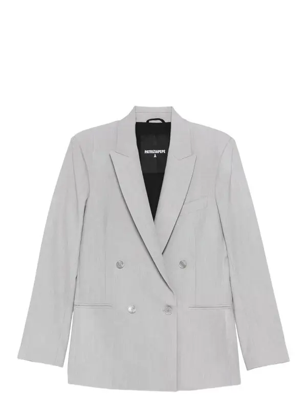 Patrizia Pepe Essential Blazer - Grey