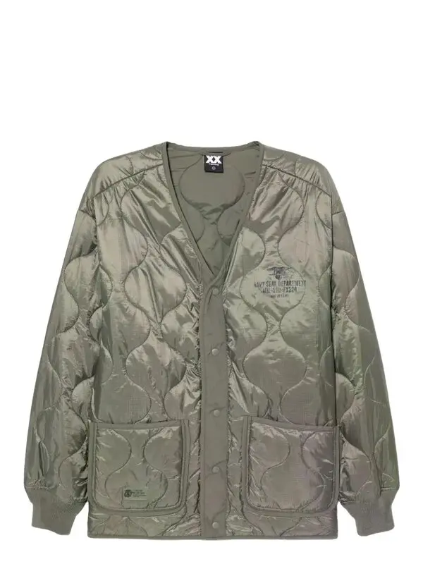 FINGERCROXX Logo-printed Jacket - Green