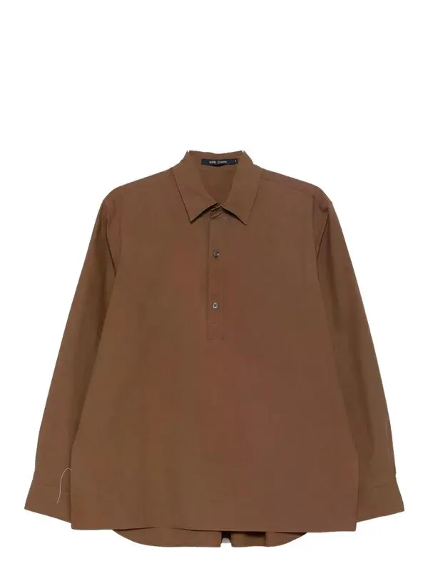 Sofie D'hoore Button-placket Shirt - Brown