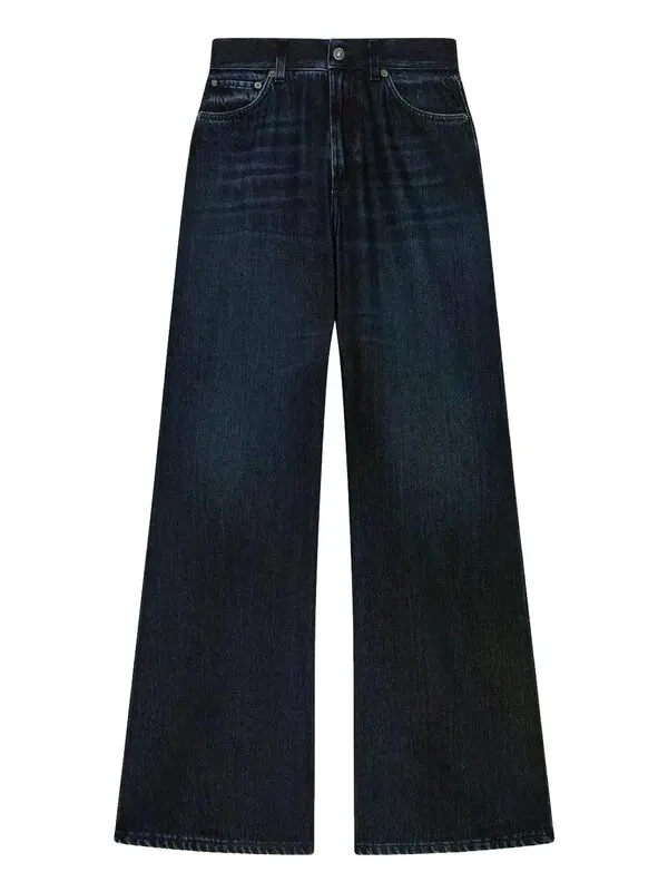 DONDUP High-waisted Jeans - Blue