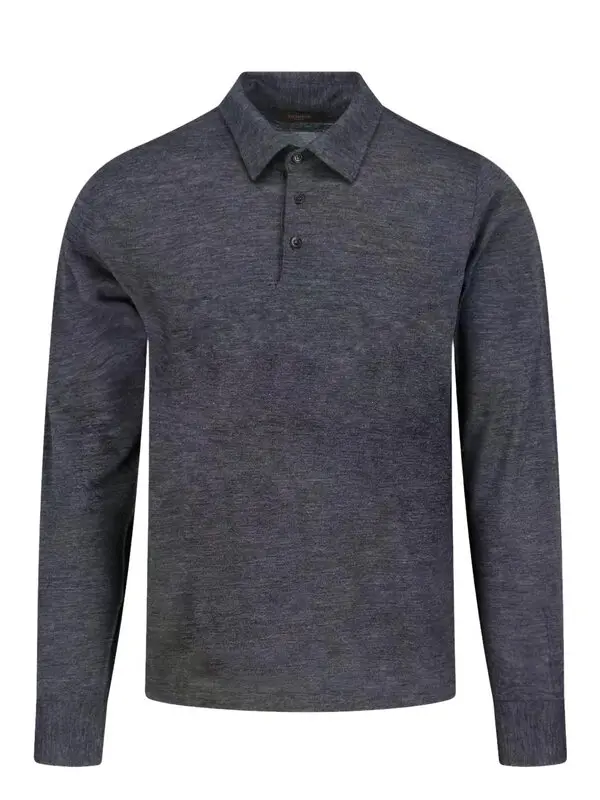 ZANONE Buttoned Polo Shirt - Grey