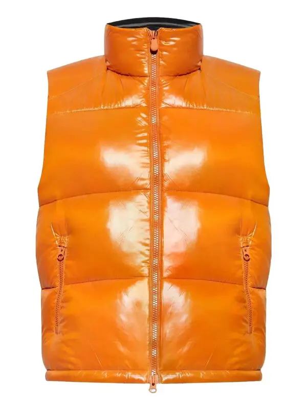 SAVE THE DUCK Puffer Zip Jacket - Orange
