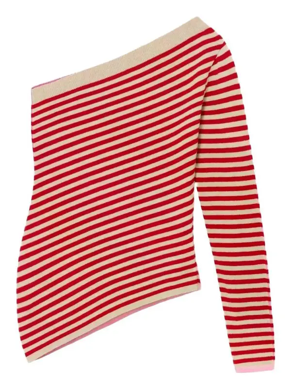 Gimaguas Diana Striped Top - Red