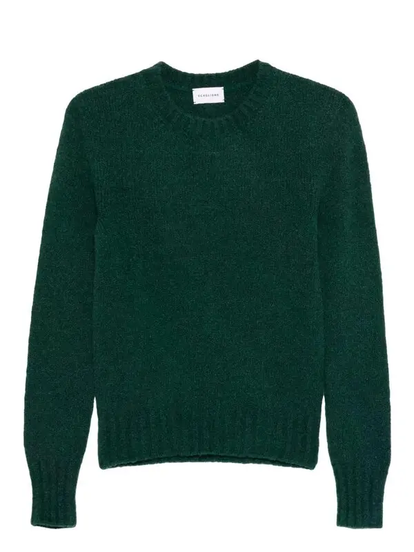 SCAGLIONE Round-neck Sweater - Green