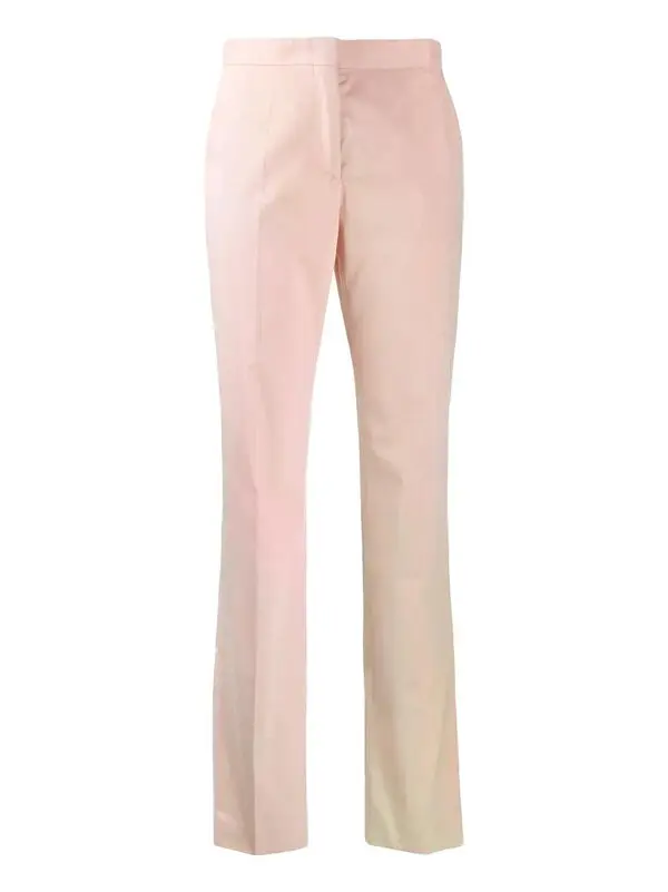 Alberta Ferretti Tailored Straight-leg Trousers - Pink