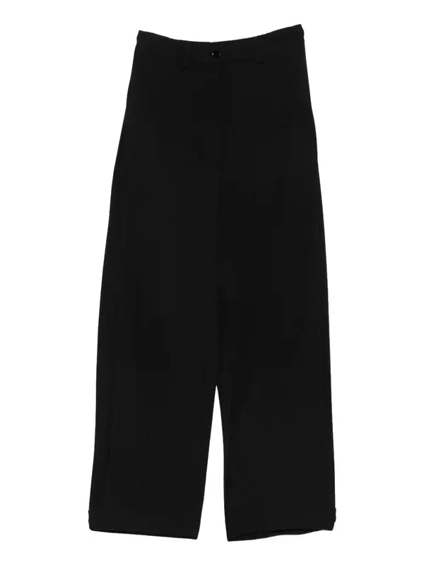 Patrizia Pepe Wide-leg Trousers - Black