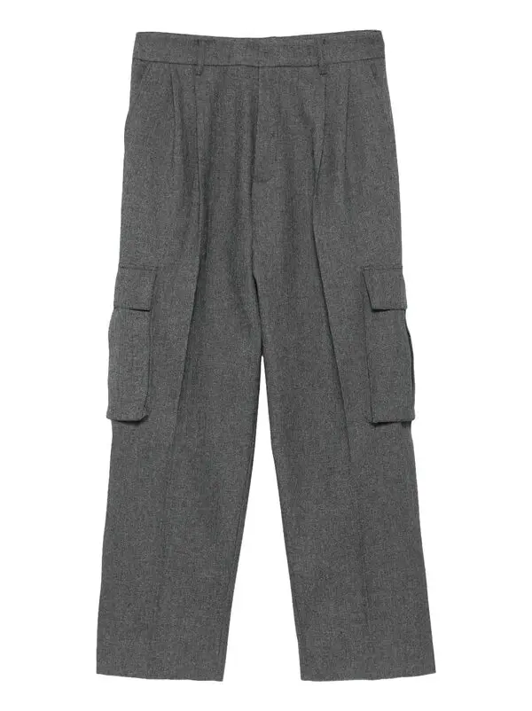 Patrizia Pepe Cargo Tailored Trousers - Grey