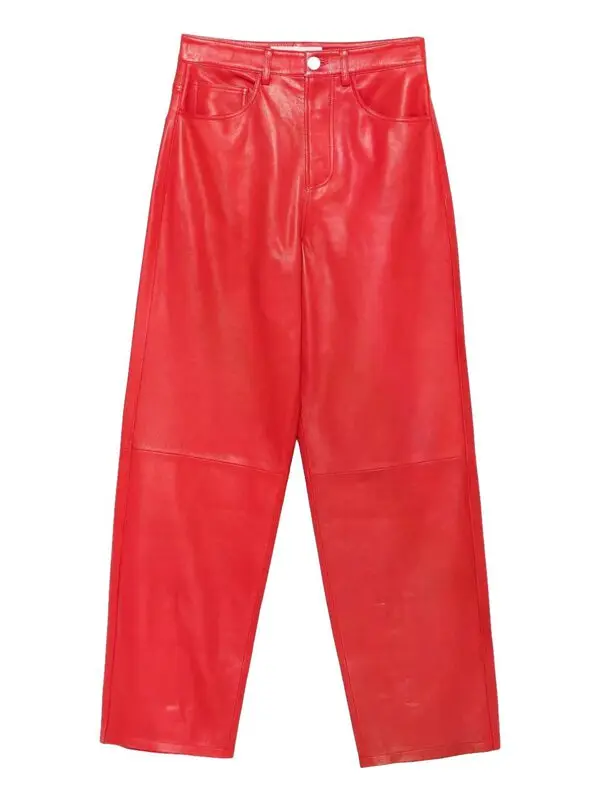 RÓHE Lambskin Pants - Red