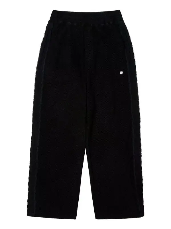 ADER ERROR Fringed Trousers - Black