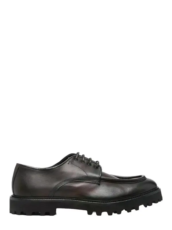 FRATELLI RENNELLA Leather Derby Shoes - Brown
