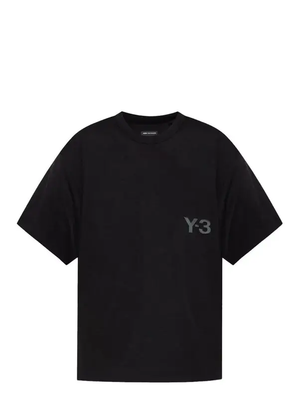 Y3 Logo-print T-shirt - Black