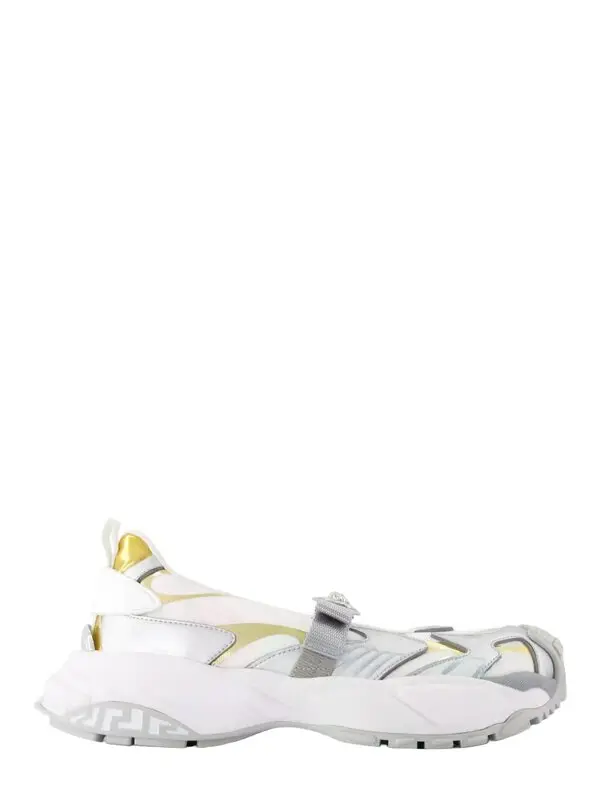 Versace Medusa-embellished Sneakers - White