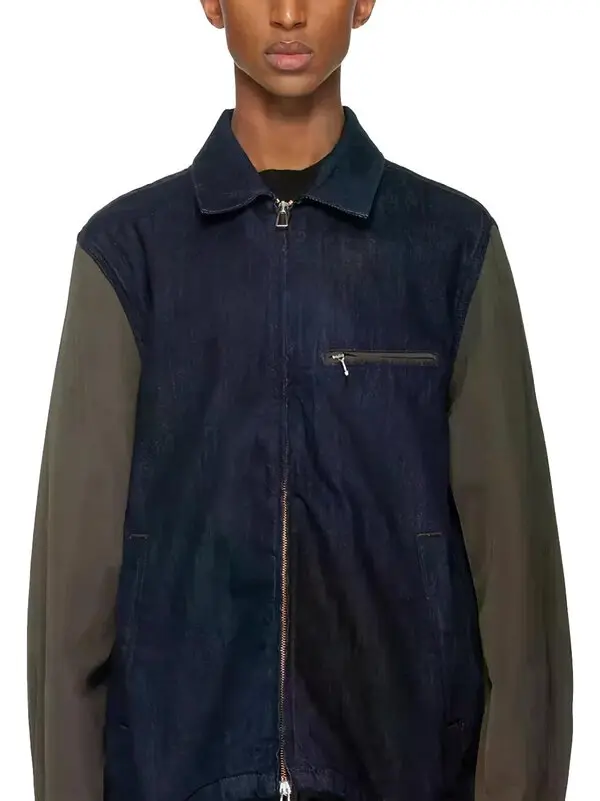 Paul Smith Colour-block Denim Jacket - Blue