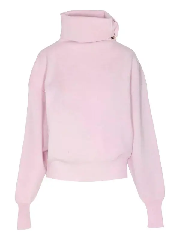 HAIKURE Long-sleeve Turtleneck Sweater - Pink