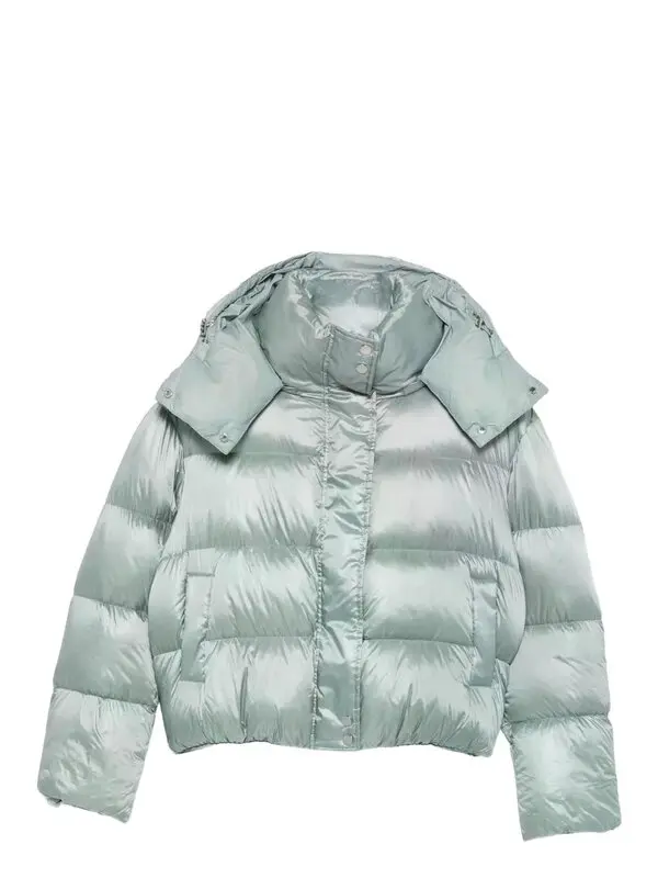 Patrizia Pepe Hooded Puffer Jacket - Green