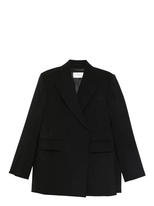 Sportmax Double-breasted Jacket - Black