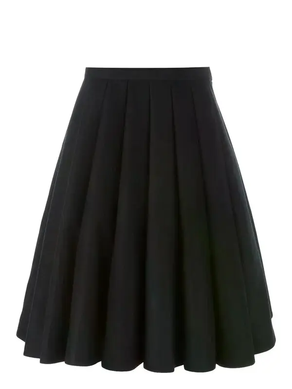Junya Watanabe Pleated Skirt - Black