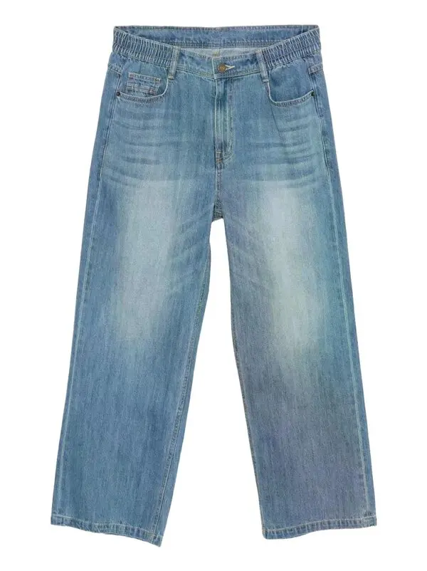 SONGZIO Cotton Straight-leg Jeans - Blue