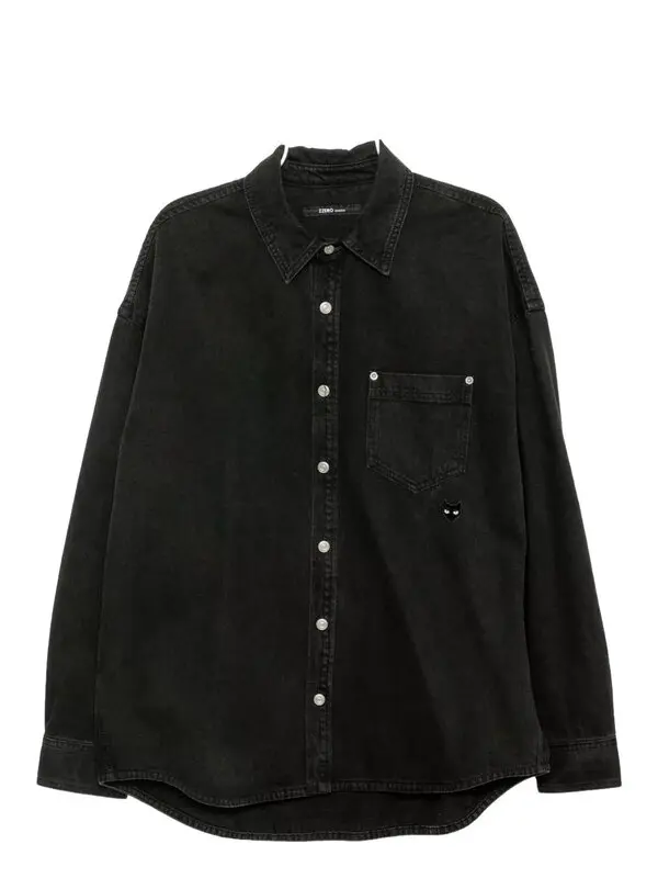 SONGZIO Panthera Denim Shirt - Black