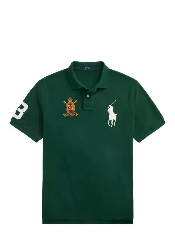 Polo Ralph Lauren Embroidered-logo Polo Shirt - Green