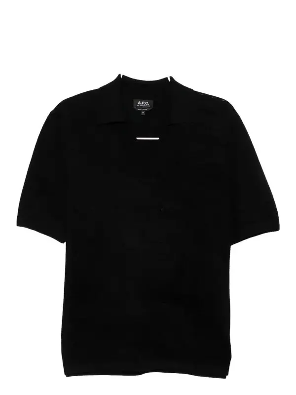 A.p.c. Livio Polo Shirt - Black