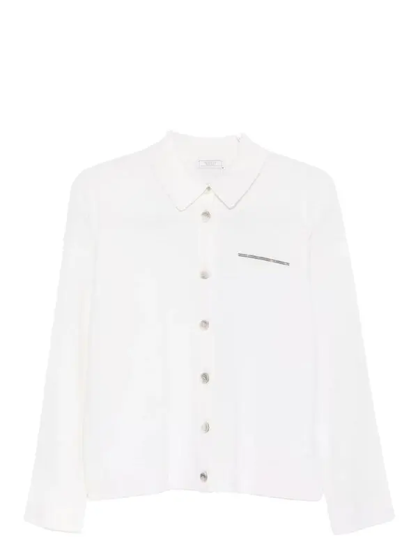 Peserico Buttoned Cardigan - White