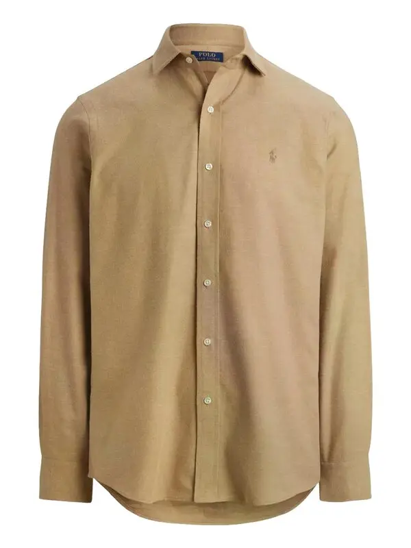 Polo Ralph Lauren Embroidered-logo Shirt - Neutrals